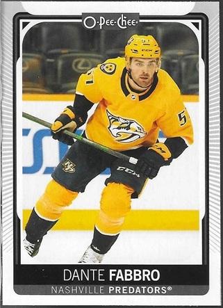 Dante Fabbro #243 Prices | 2021 O Pee Chee | Hockey Cards