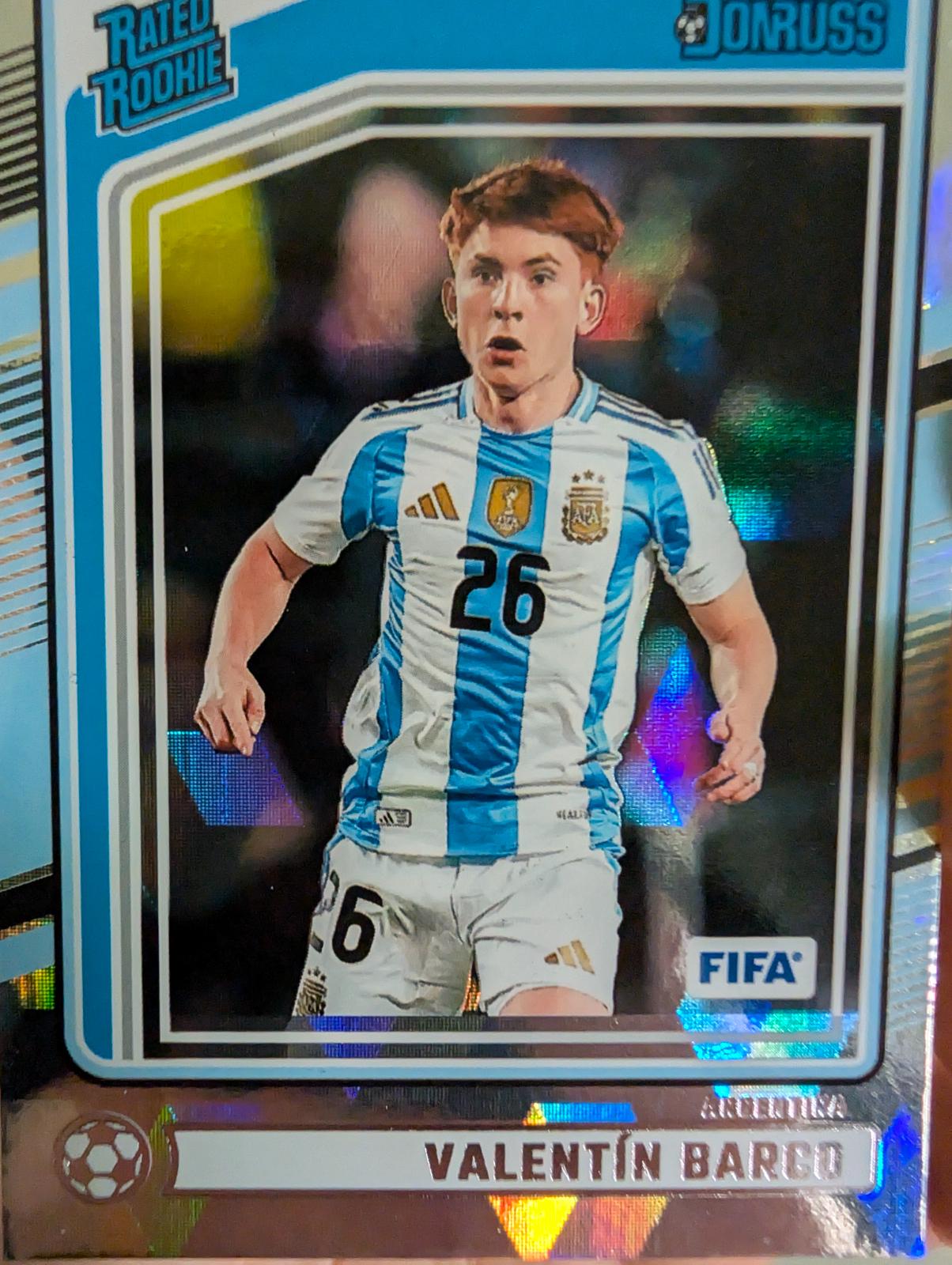 Valentin Barco [Cubic] #185 Prices | 2024 Panini Donruss | Soccer Cards