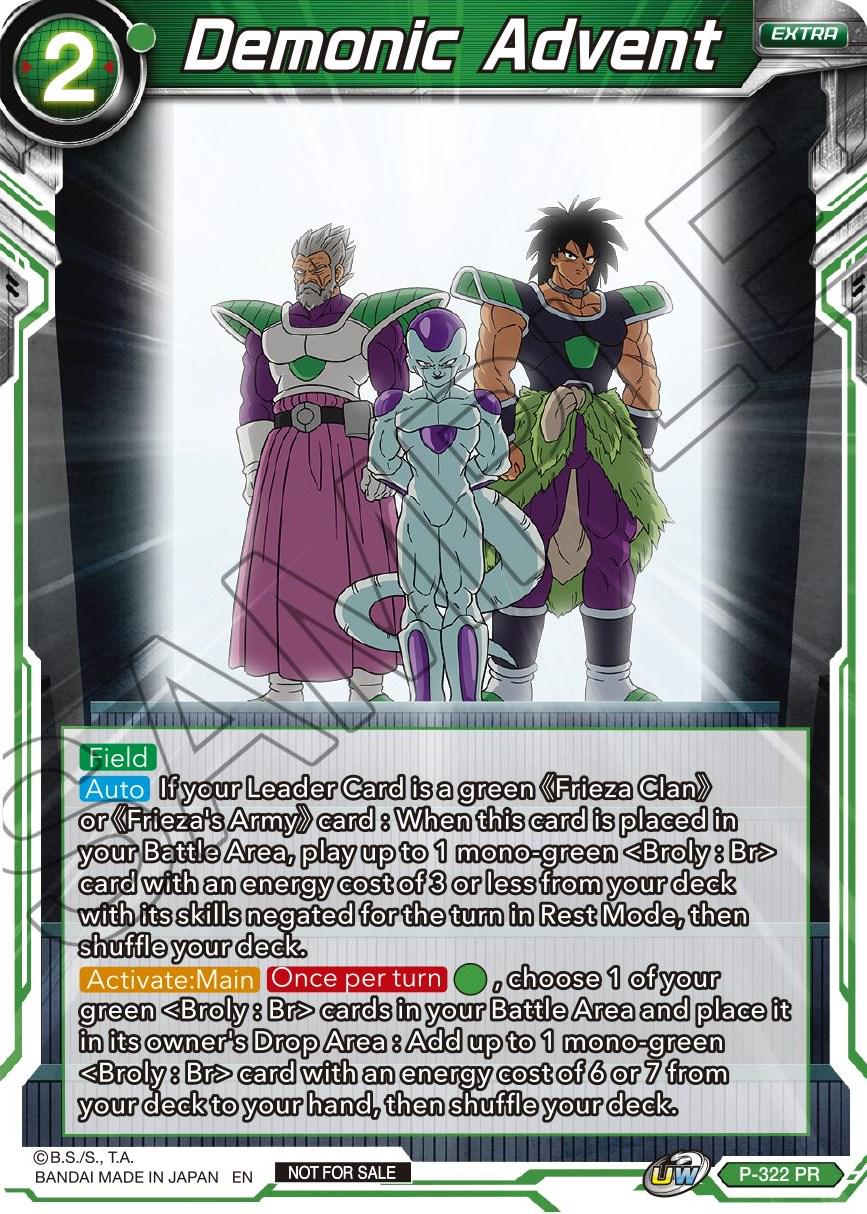 Demonic Advent P-322 Prices | Dragon Ball Super Divine Multiverse ...