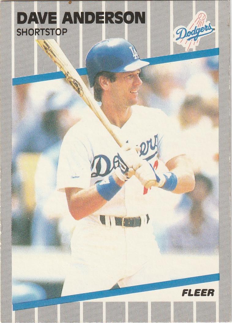 Dave Anderson #53 Prices | 1989 Fleer | Baseball Cards