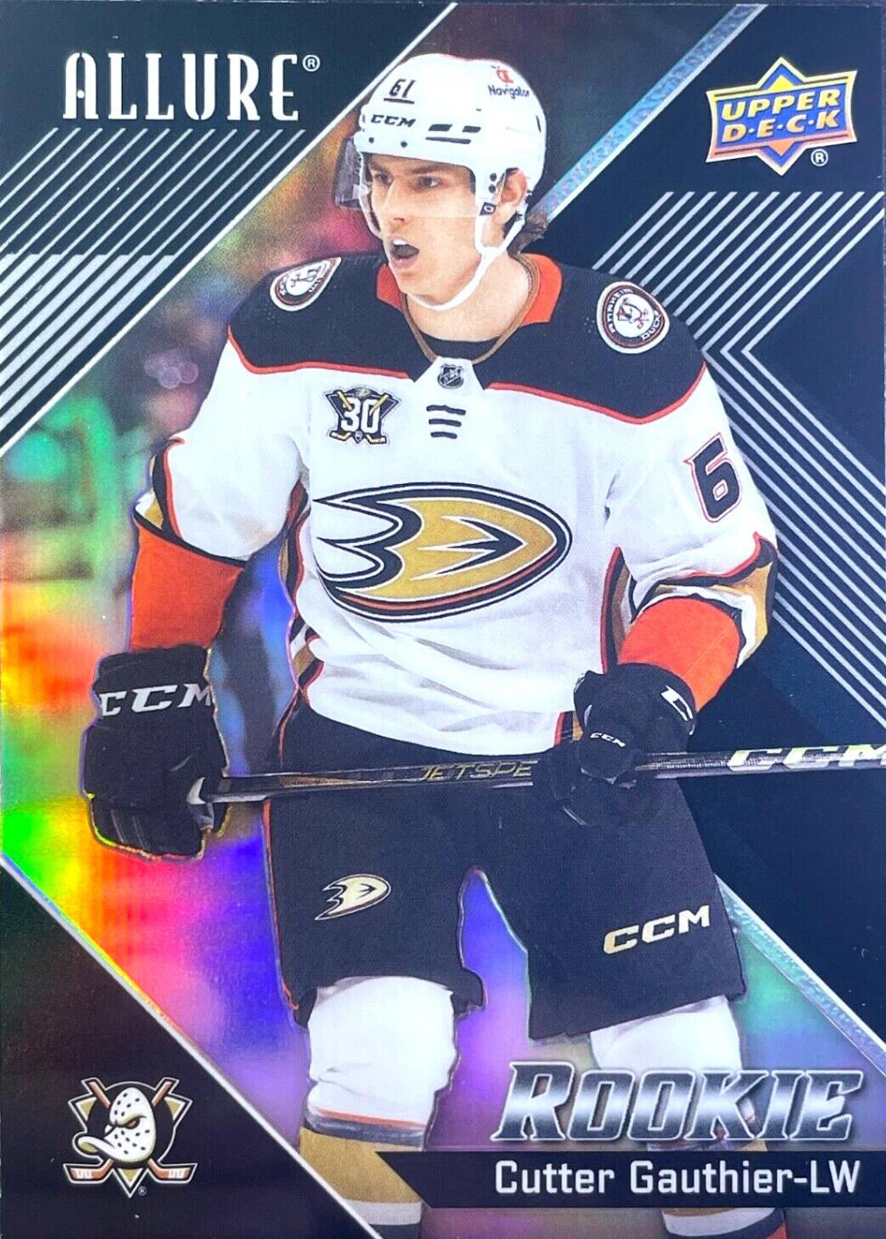 Cutter Gauthier [Black Rainbow] #130 Prices | 2024 Upper Deck Allure ...