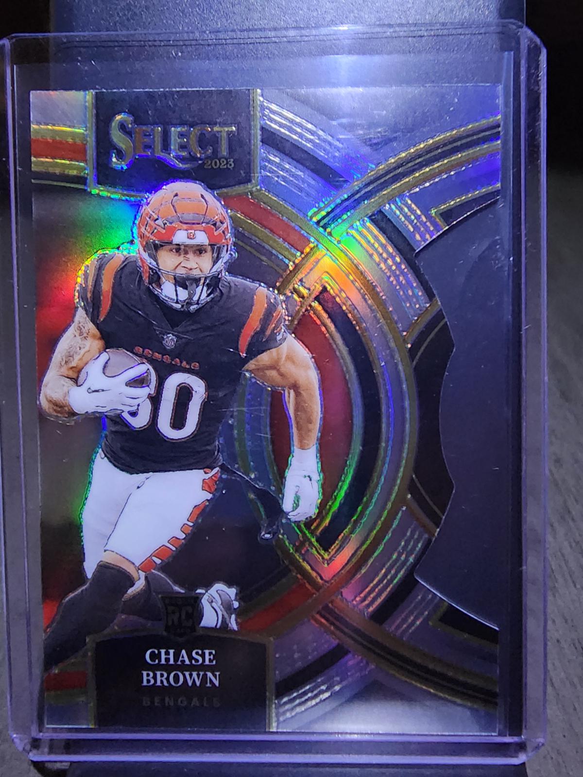 Chase Brown [Silver Prizm Die-Cut] #151 Prices [Rookie] | 2023 Panini ...