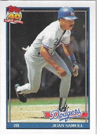 Juan Samuel #645 Prices | 1991 Topps | Baseball Cards