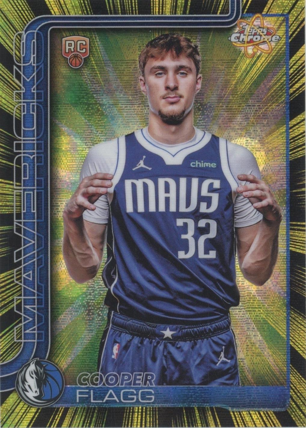 Cooper Flagg #RR-1 Prices | 2025 Topps Chrome Radiating Rookie ...