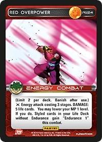 Red Overpower R124 Prices | Dragon Ball Z Heroes and Villians | Dragon ...