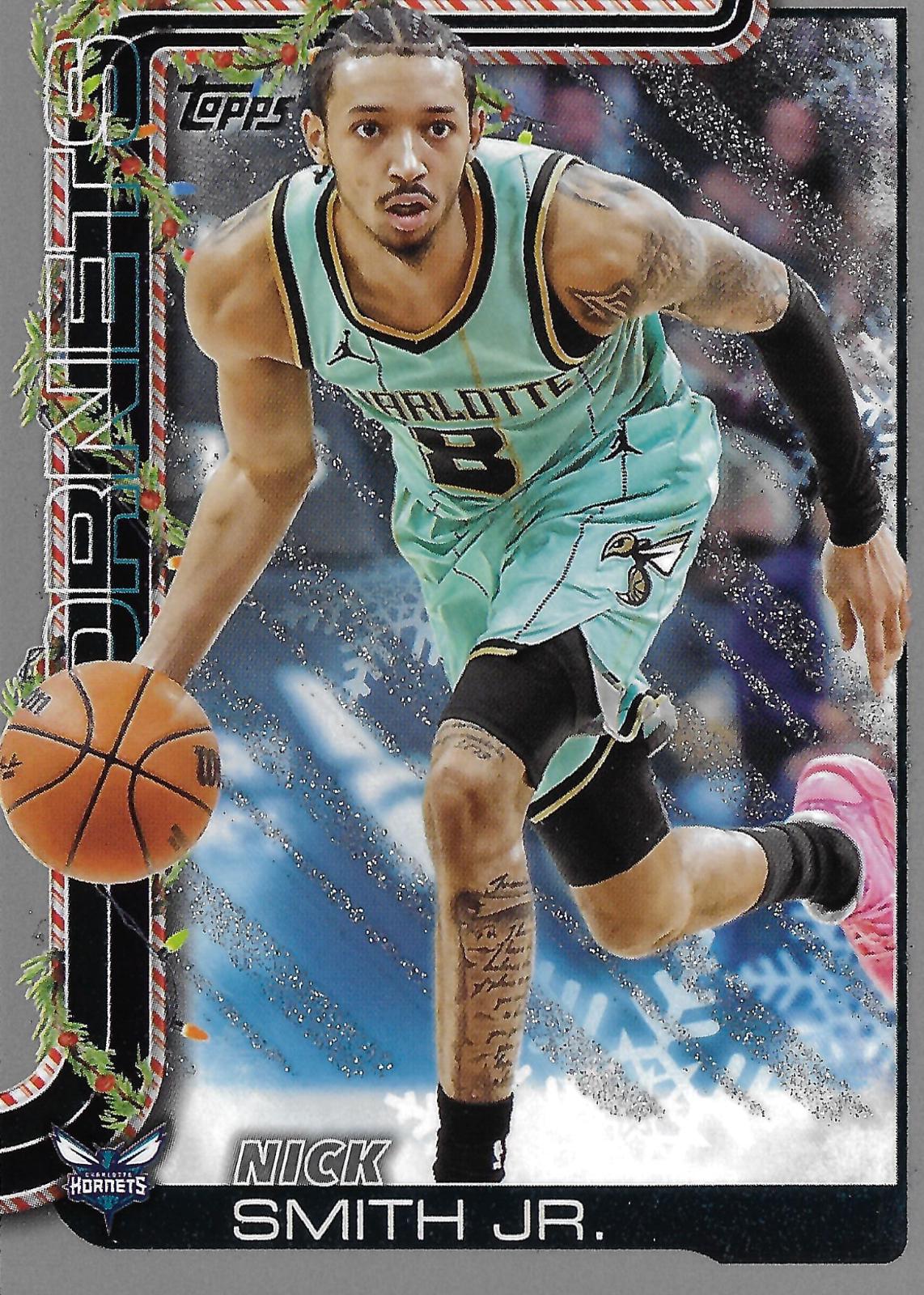 Nick Smith Jr. [Glitter] #H56 Prices | 2025 Topps Holiday | Basketball ...
