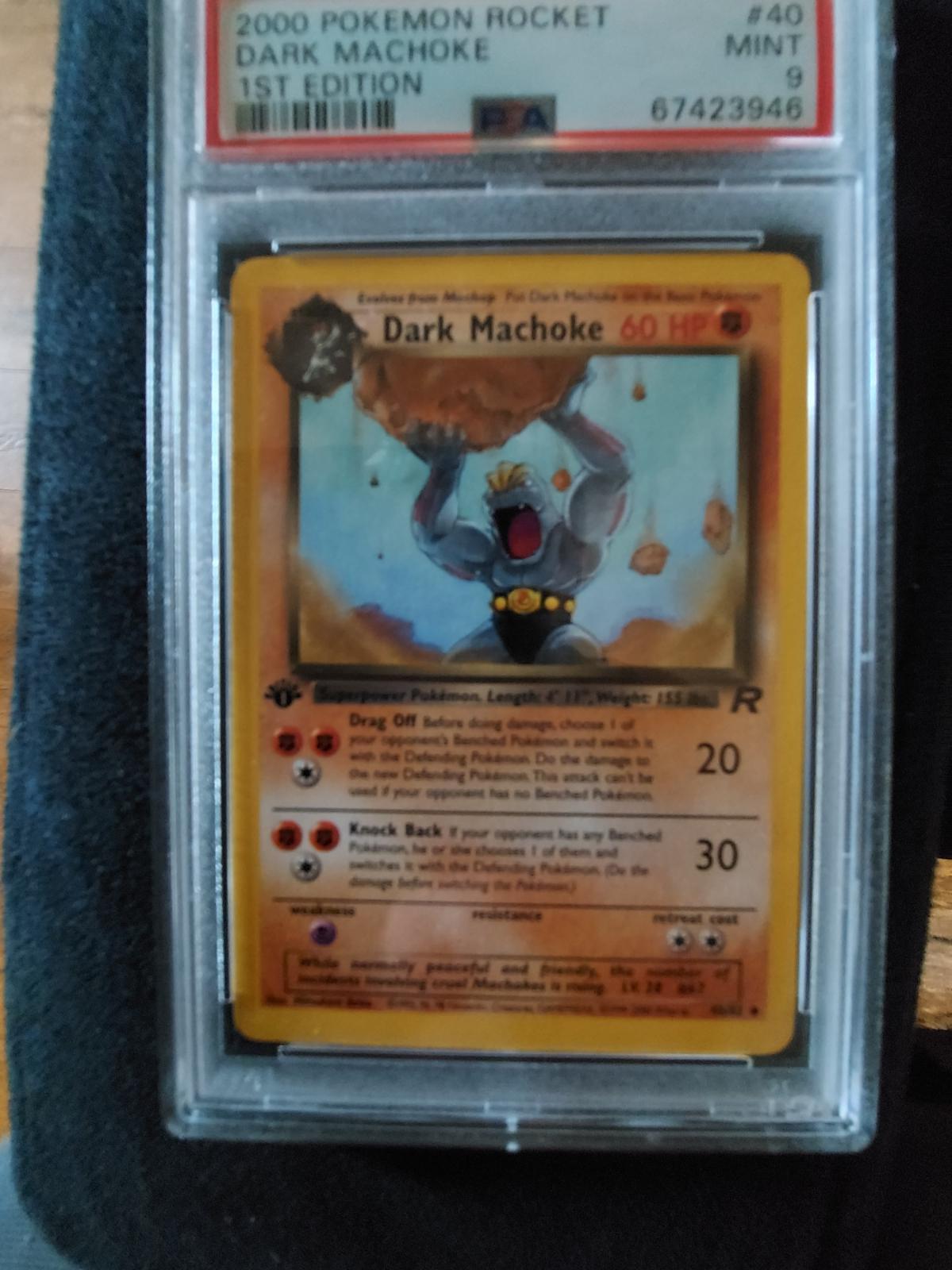 Dark Machoke | Graded 9 | Pokemon Team Rocket