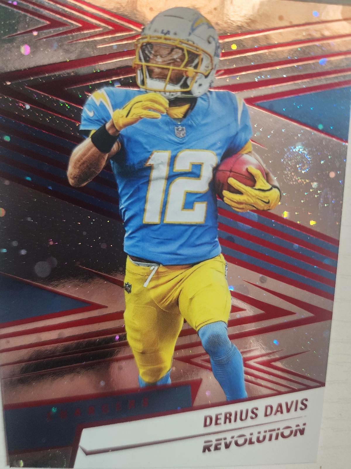 Derius Davis [Red Cosmo] #115 Prices | 2025 Panini Revolution ...