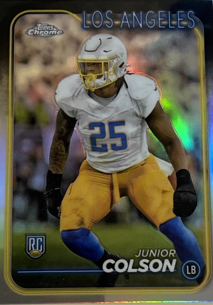 Junior Colson [Refractor] #291 Prices | 2024 Topps Chrome | Football Cards