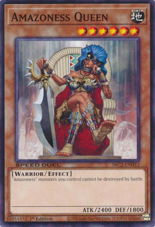Amazoness Queen SBC2-ENH12 Prices | YuGiOh Speed Duel: Battle City ...