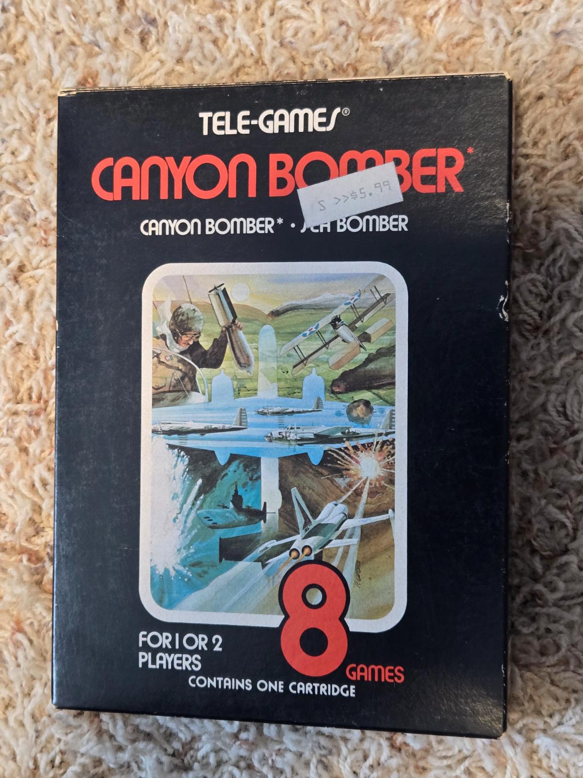 Canyon Bomber [Telegames Picture Label] Prices Atari 2600 | Compare ...
