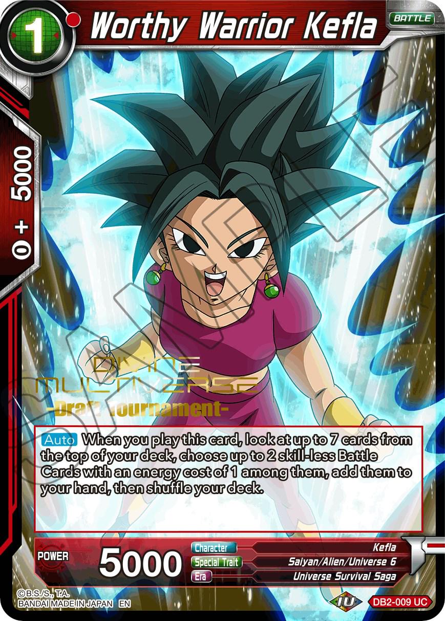 Worthy Warrior Kefla DB2-009 Prices | Dragon Ball Super Divine ...