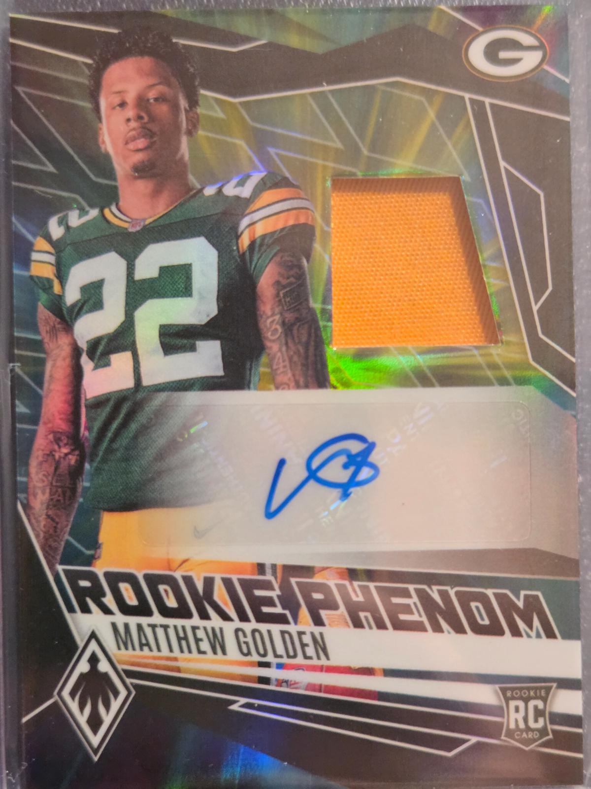Matthew Golden [Color Burst] #RPJ-MGN Prices | 2025 Panini Phoenix ...