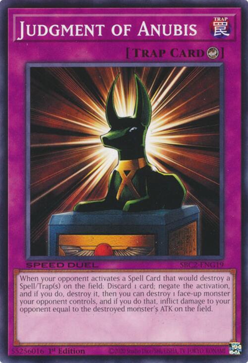 Judgment of Anubis SBC2-ENG19 Prices | YuGiOh Speed Duel: Battle City ...