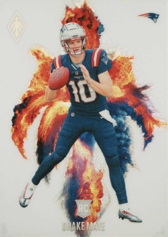 Drake Maye #CB-DME Prices | 2024 Panini Phoenix Color Blast | Football ...