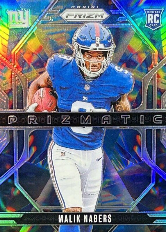 Malik Nabers [Silver] #13 Prices | 2024 Panini Prizm Prizmatic ...