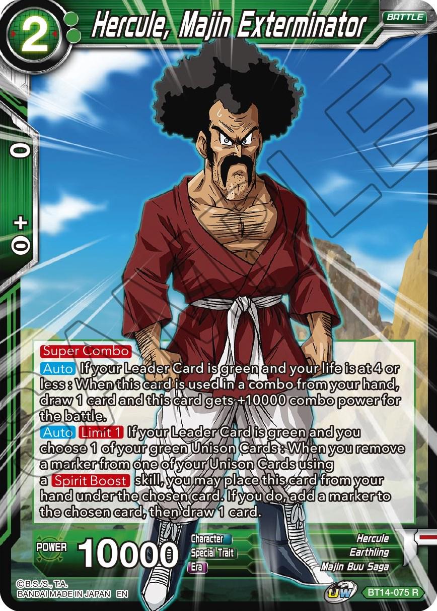 Hercule, Majin Exterminator BT14-075 Prices | Dragon Ball Super Cross ...