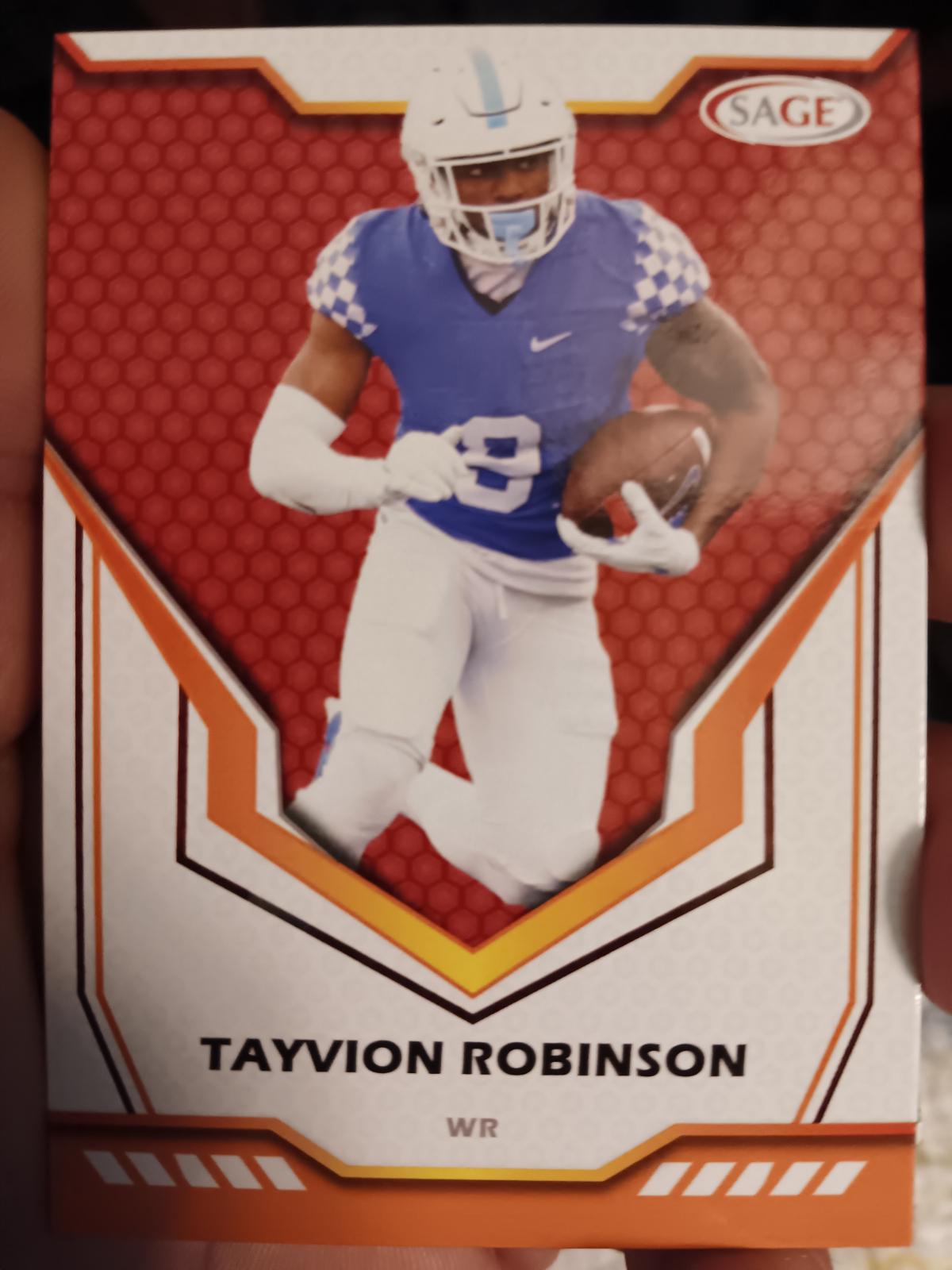 Tayvion Robinson [Red] #17 Prices | 2024 Sage HIT | Football Cards