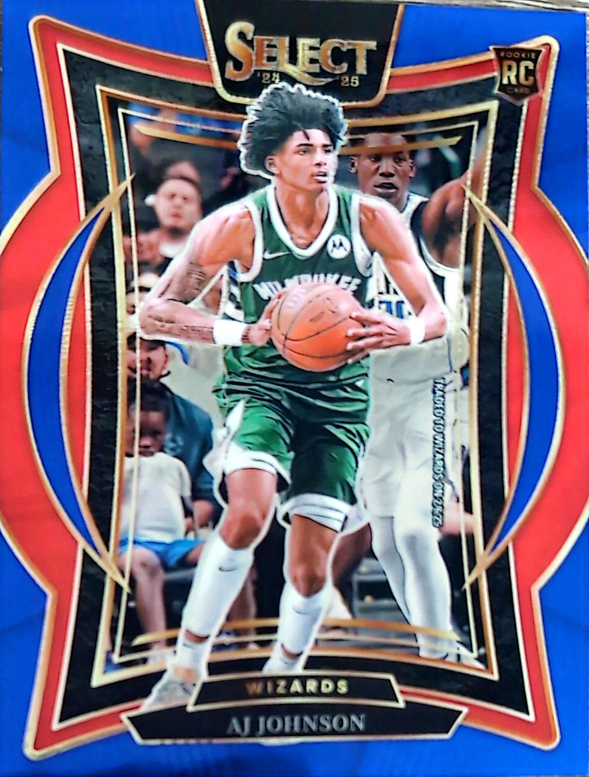 AJ Johnson [Blue] #67 Prices [Rookie] | 2024 Panini Select | Basketball ...