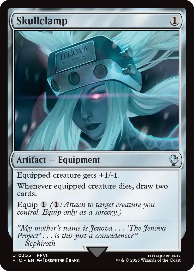 Skullclamp #355 Prices | Magic Final Fantasy Commander | Magic Cards