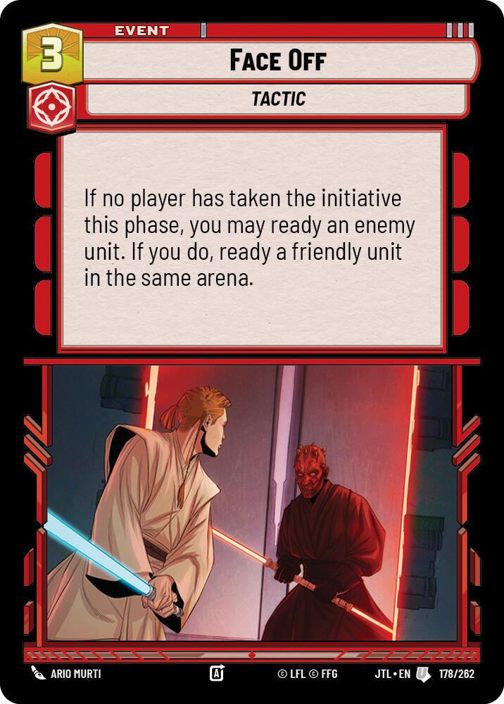 Face Off #178 Prices | Star Wars Unlimited: Jump to Lightspeed | Star ...