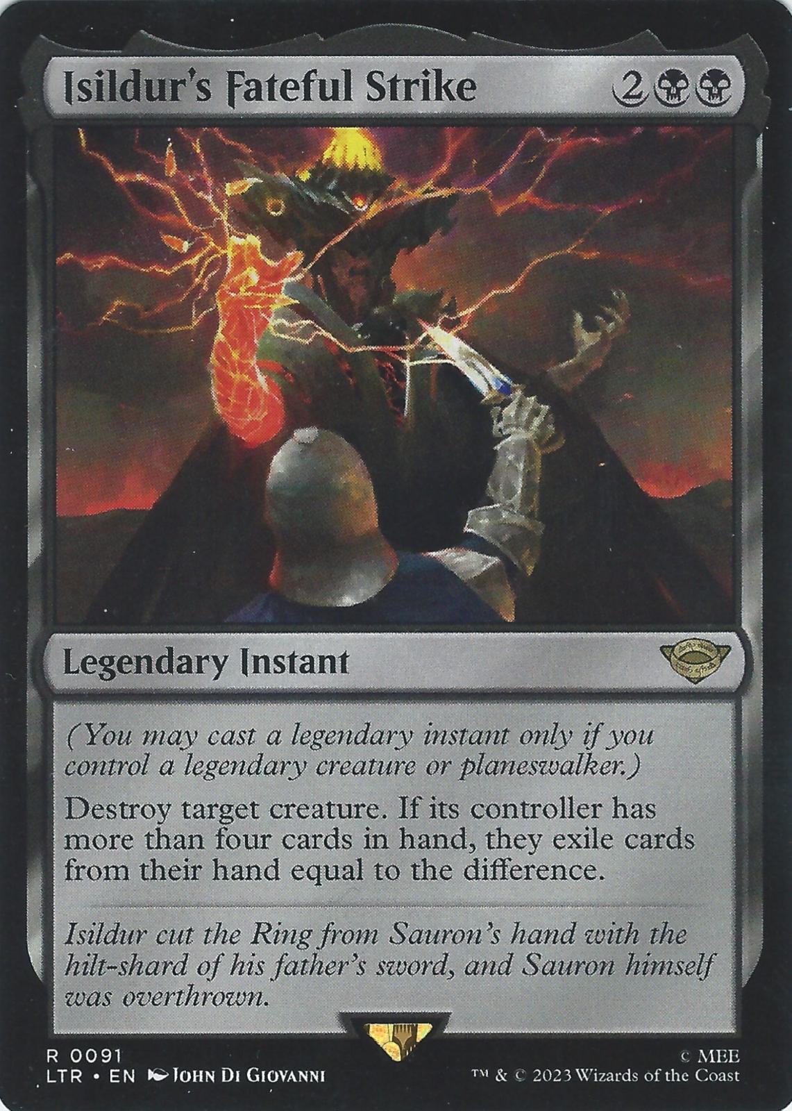 Isildur's Fateful Strike #91 Prices | Magic Lord of the Rings | Magic Cards