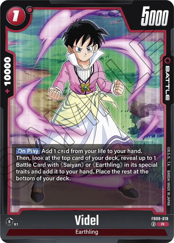 Videl FB08-019 Prices | Dragon Ball Fusion World Saiyan's Pride ...