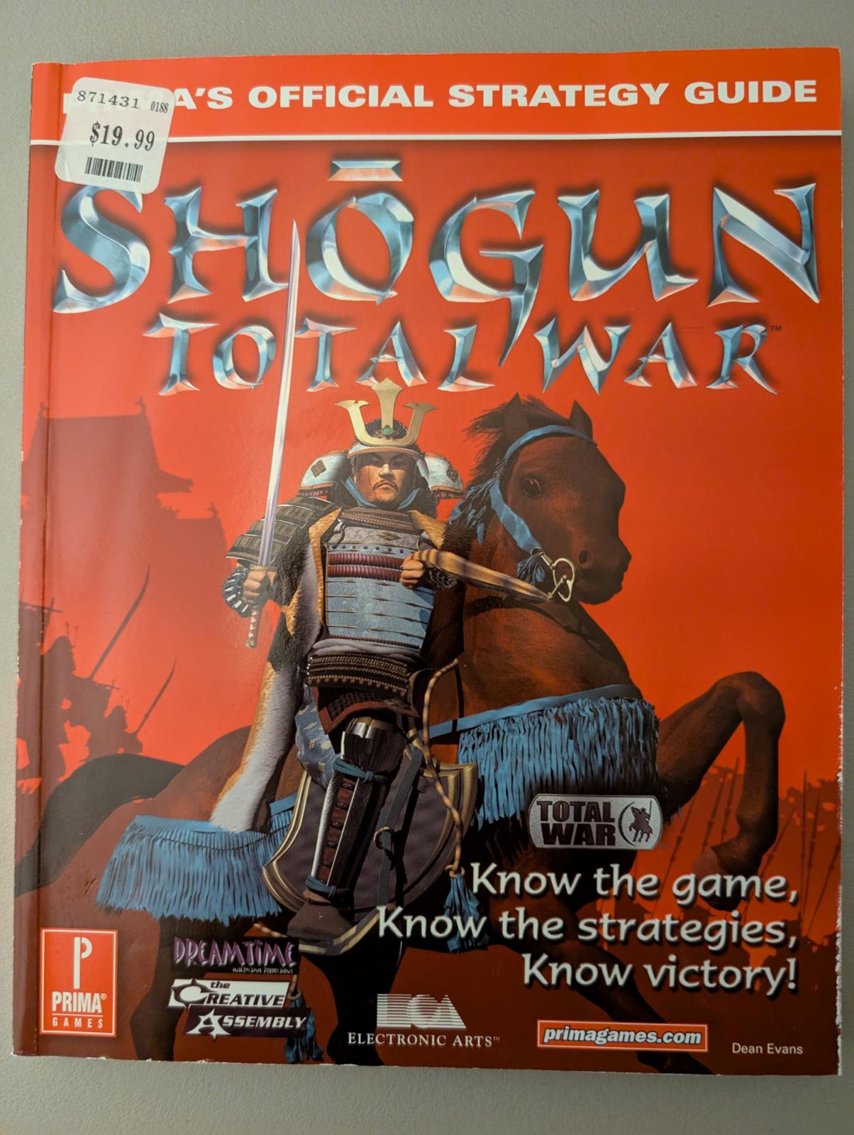 Shogun Total War [Prima] Prices Strategy Guide | Compare Loose, CIB ...