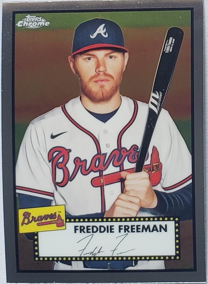 Freddie Freeman #173 Prices | 2021 Topps Chrome Platinum Anniversary ...