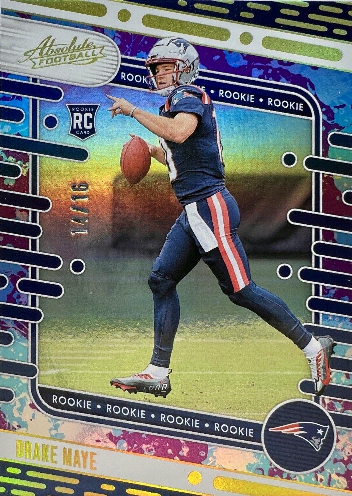 Drake Maye [Splash Spectrum] #103 Prices | 2024 Panini Absolute ...