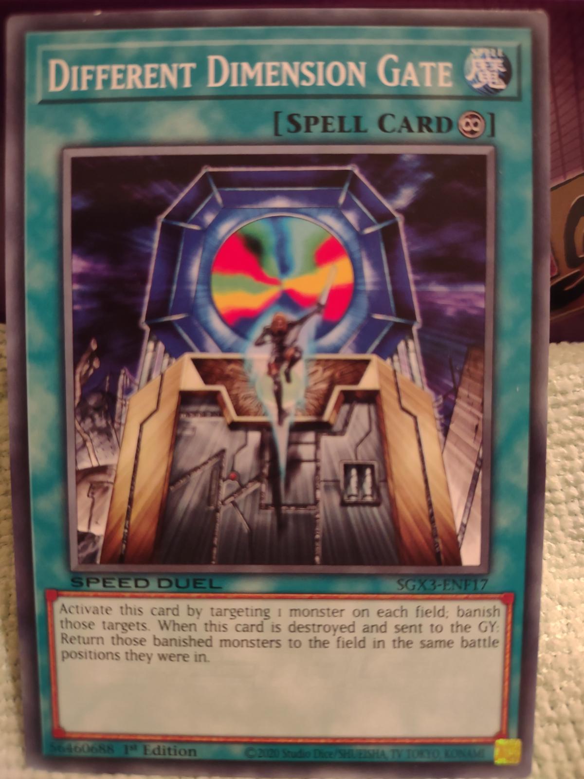 Different Dimension Gate SGX3-ENF17 Prices | YuGiOh Speed Duel GX ...