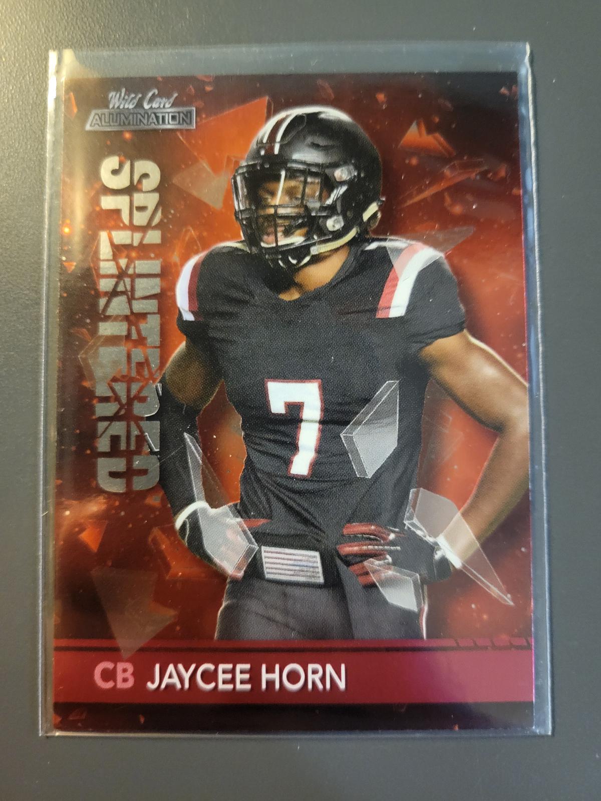 Jaycee Horn #SP-14 Prices [Rookie] | 2021 Wild Card Alumination ...