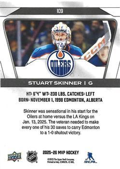 Stuart Skinner #109 Prices | 2025 Upper Deck MVP | Hockey Cards