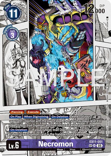 Necromon [SP Foil] #EX11-051 Prices | Digimon Dawn of Liberator ...