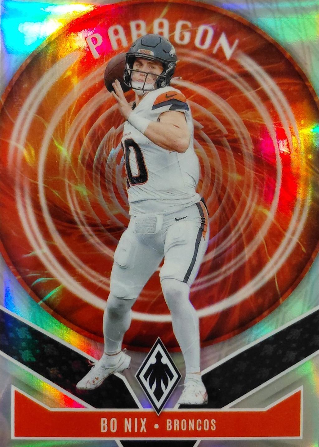 Bo Nix [Silver Pyramids] #14 Prices | 2025 Panini Phoenix Paragon ...