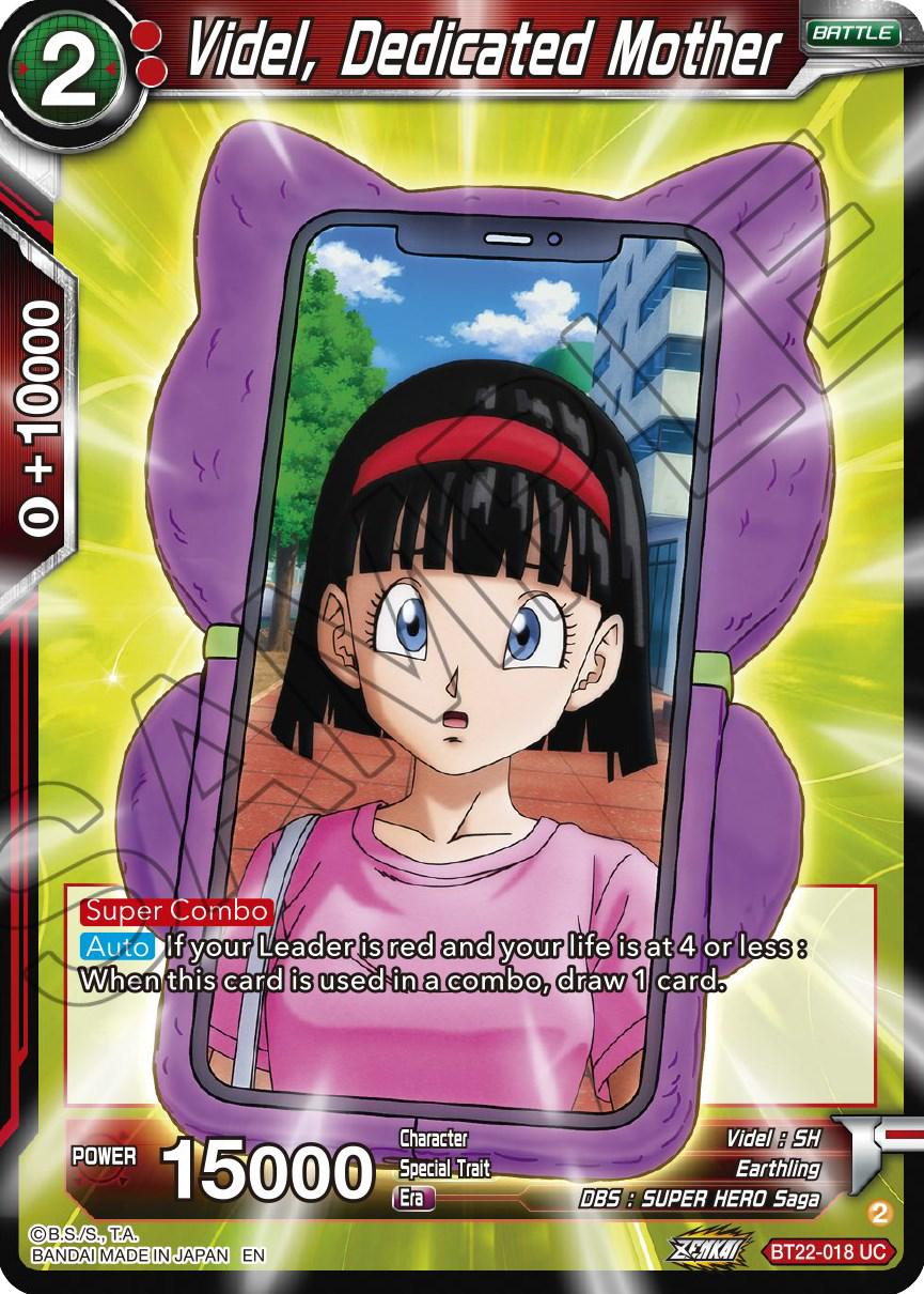 Videl, Dedicated Mother BT22-018 Prices | Dragon Ball Super Critical ...