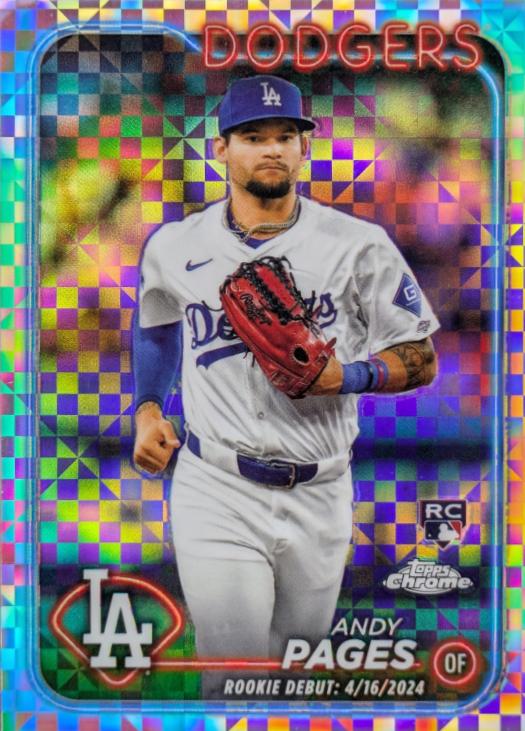 Andy Pages [X-fractor] #USC186 Prices | 2024 Topps Chrome Update ...