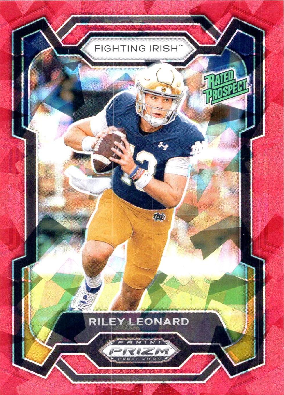 Riley Leonard [Red Ice] #106 Prices | 2024 Panini Prizm Draft Picks ...