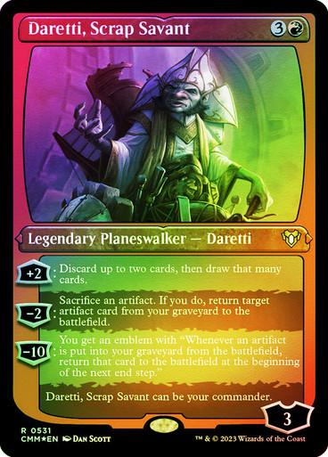 Daretti, Scrap Savant #531 Prices | Magic Commander Masters | Magic Cards
