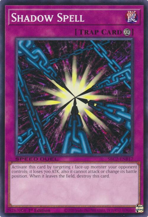 Shadow Spell SBC2-ENB17 Prices | YuGiOh Speed Duel: Battle City Finals ...