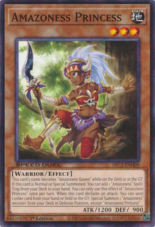 Amazoness Princess SBC2-ENH09 Prices | YuGiOh Speed Duel: Battle City ...