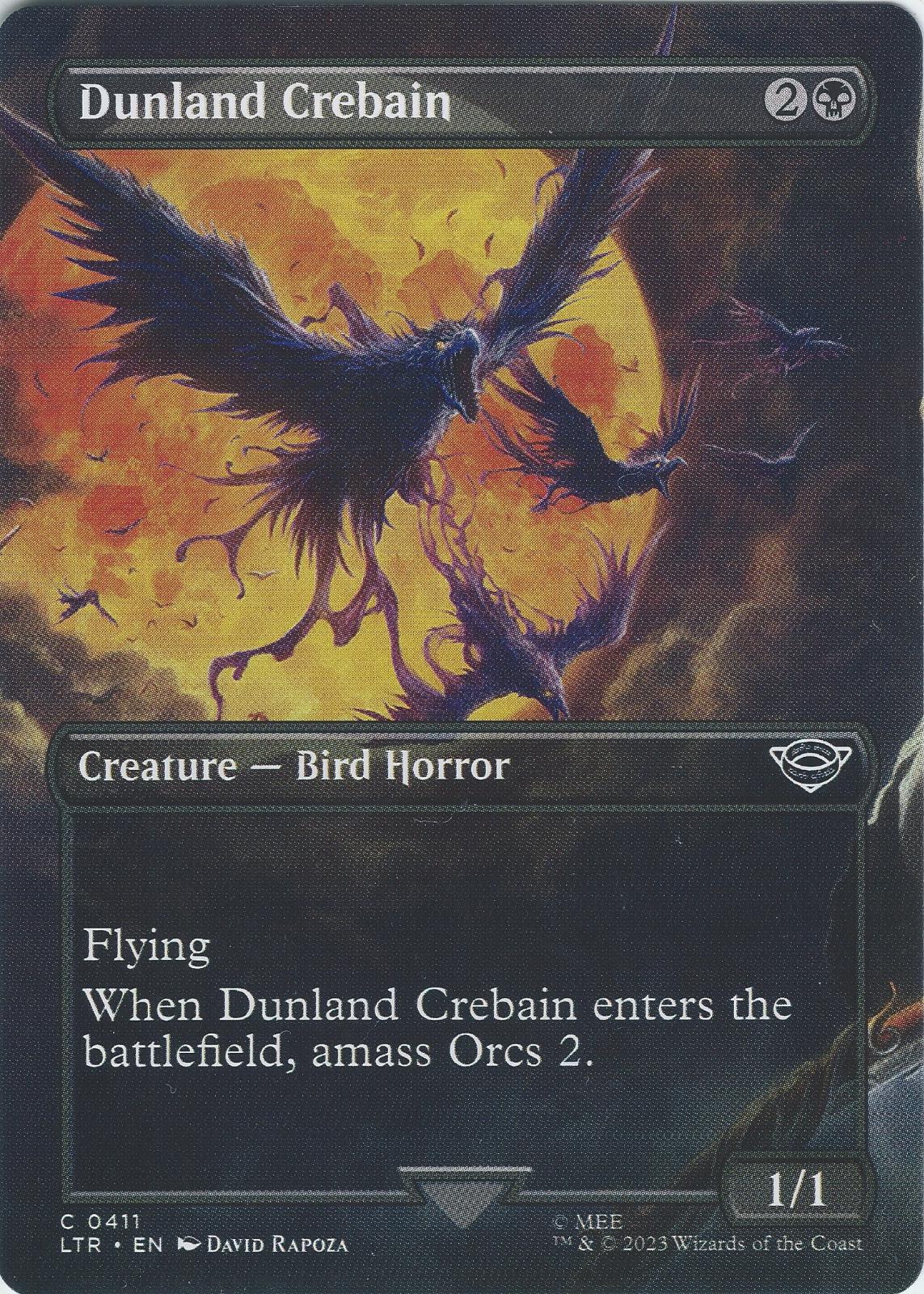 Dunland Crebain #411 Prices | Magic Lord of the Rings | Magic Cards