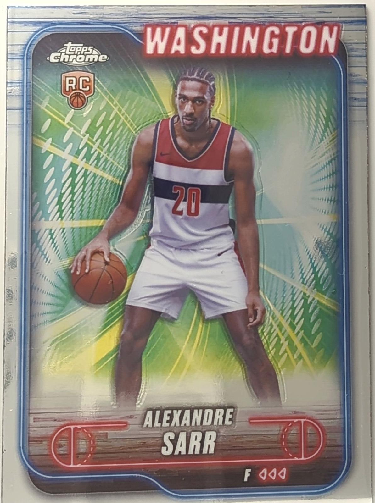 Alexandre Sarr #136 Prices [Rookie] | 2024 Topps Chrome | Basketball Cards