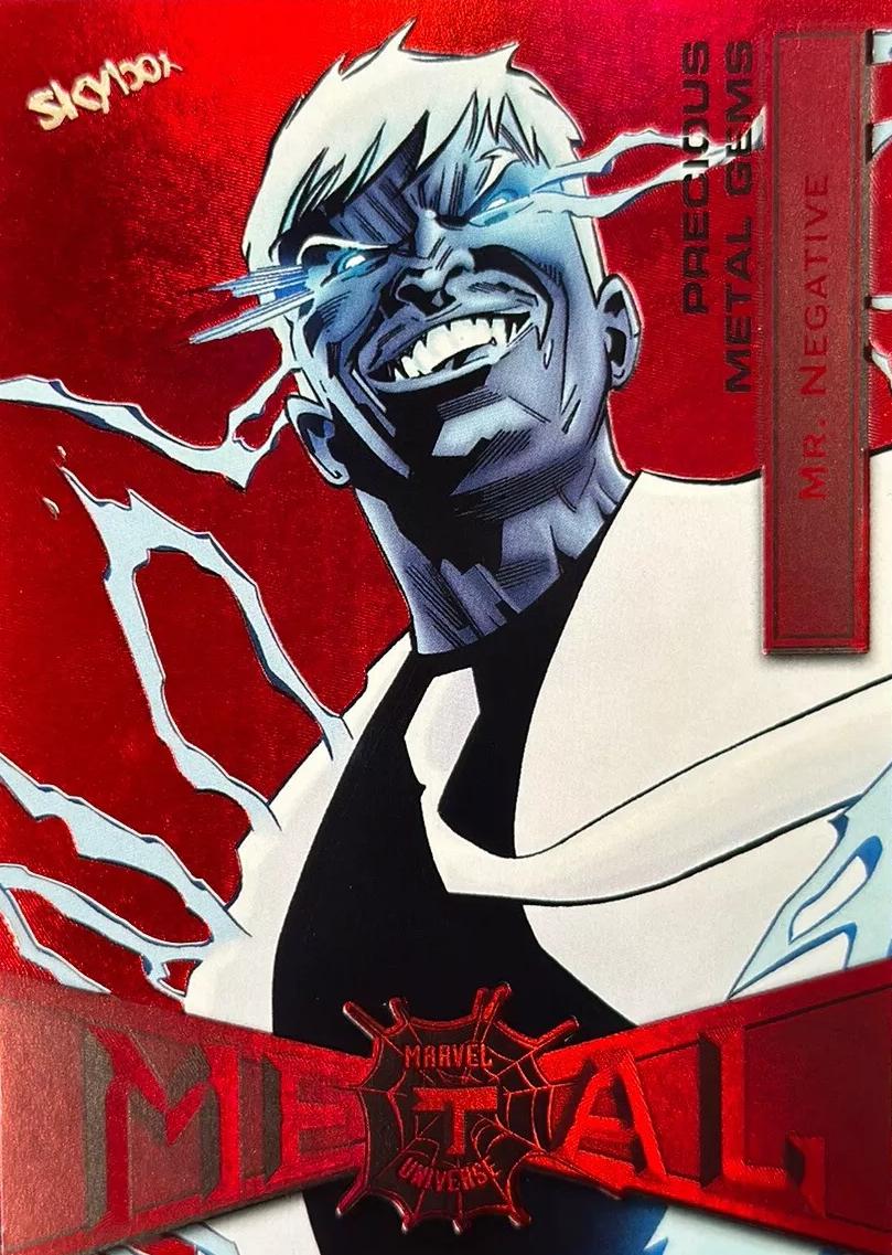Mr. Negative [Precious Metal Gems Red] #58 Prices | Marvel 2022 Metal ...