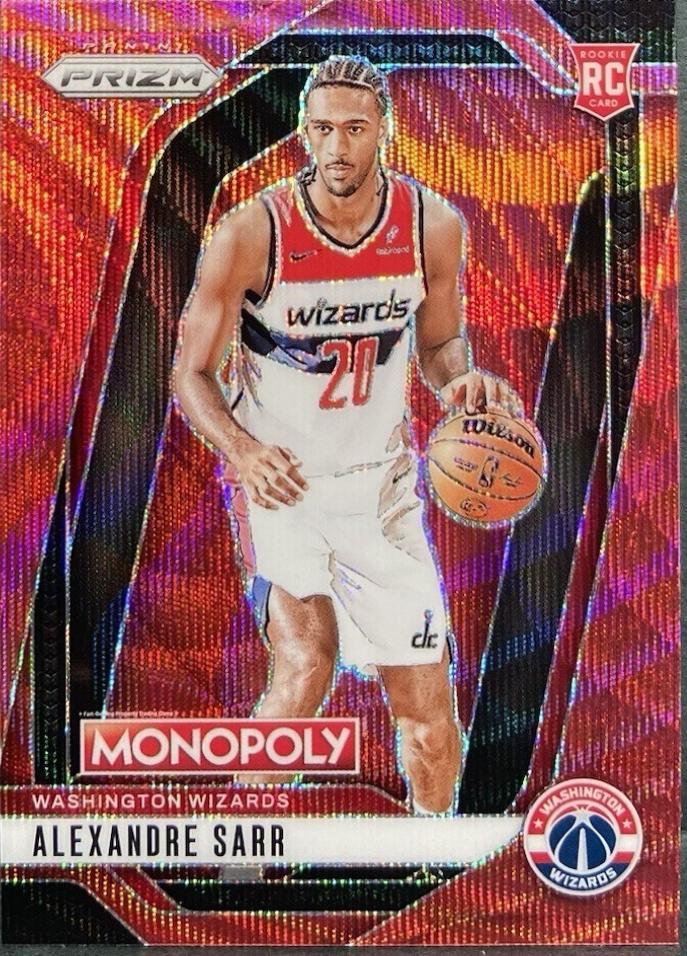 Alexandre Sarr [Red] #86 Prices | 2024 Panini Prizm Monopoly ...