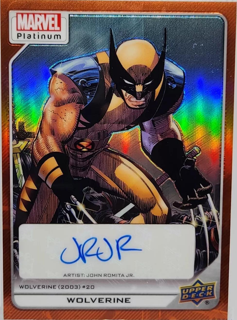 Wolverine [Creator Auto Orange Rainbow] #182 Prices | Marvel 2023 Upper ...