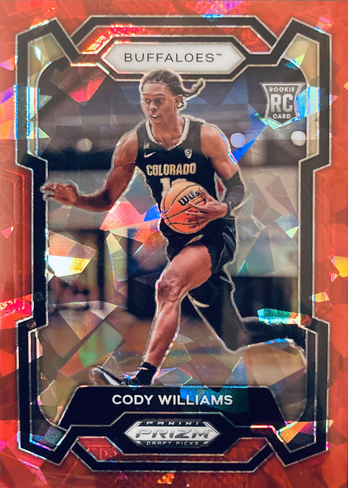 Cody Williams [Red Ice] #80 Prices [Rookie] | 2024 Prizm Draft Picks ...