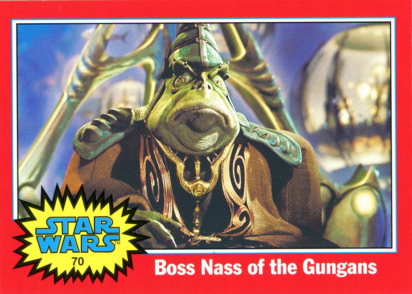 Boss Nass of the Gungans #70 Prices | Star Wars 2004 Topps Heritage ...