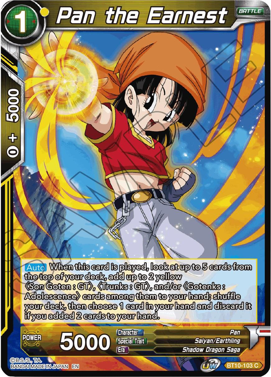 Pan the Earnest BT10-103 Prices | Dragon Ball Super Rise of the Unison ...