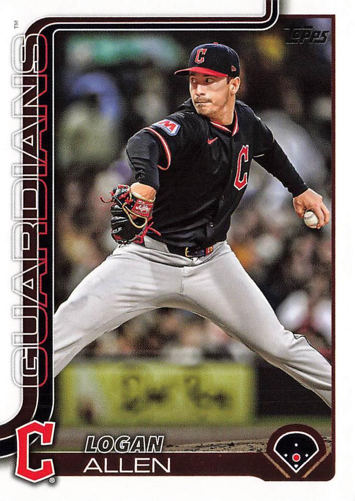 Logan Allen #US288 Prices | 2025 Topps Update | Baseball Cards